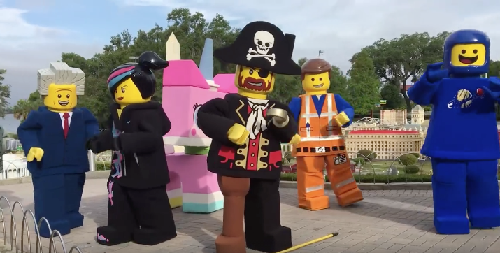 Legoland Florida Challenges Walt Disney World to Share Running Man Video
