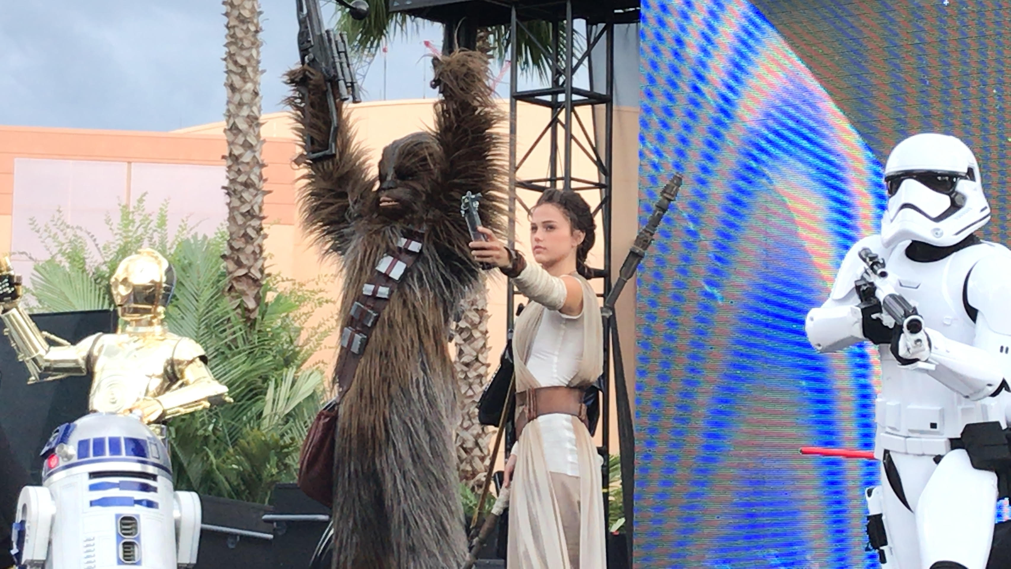Rey Makes Disney’s Hollywood Studios Debut