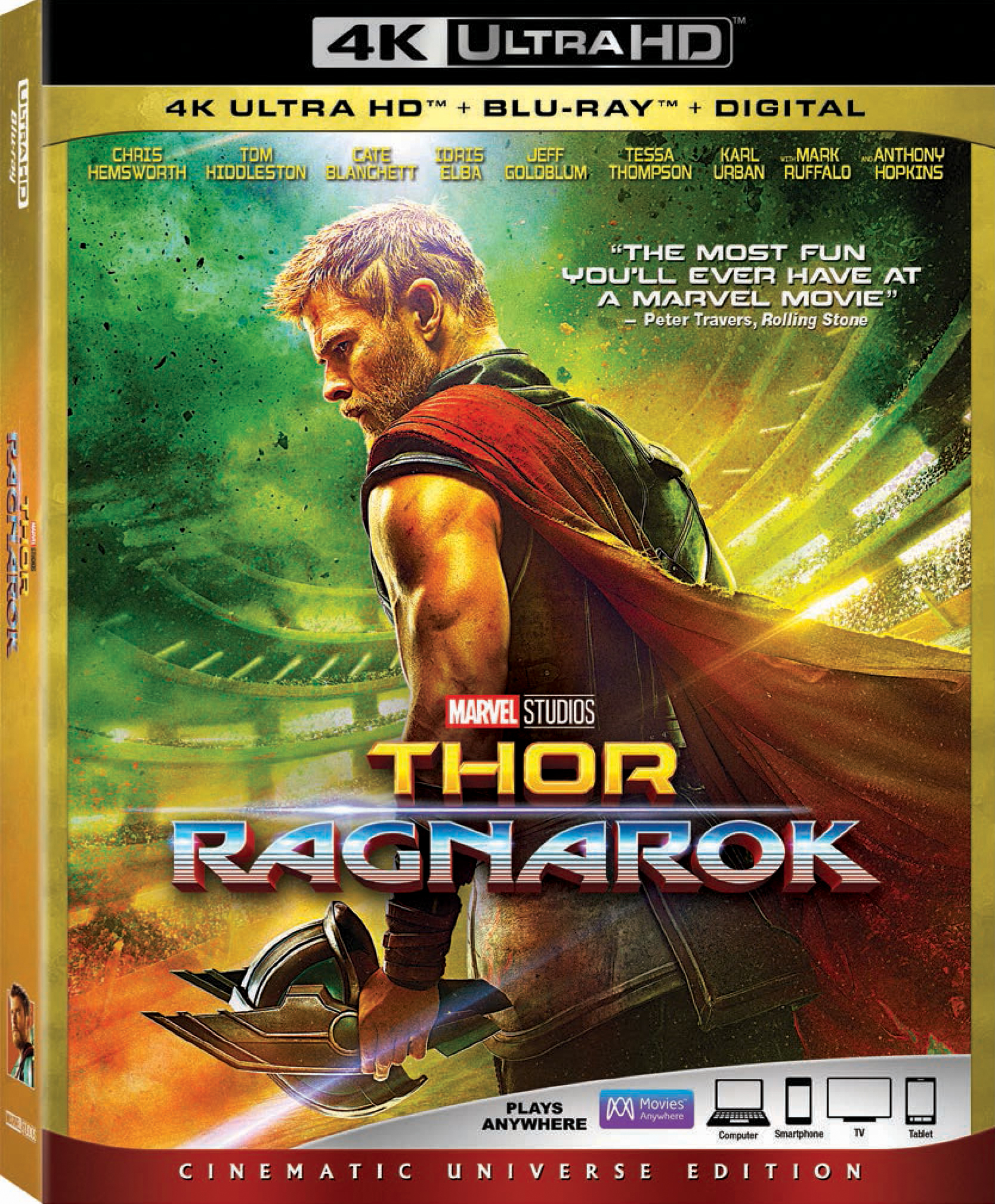 4K Ultra HD/Blu-Ray Review – “Thor: Ragnarok”