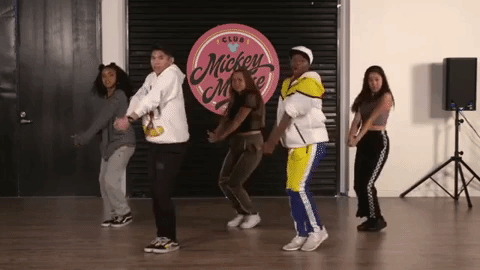 Club Mickey Mouse Mouseketeers Demo the "Ready Set Go" Dance