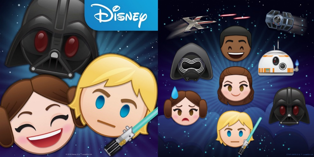 Luke, Leia, and Darth Vader Join Disney Emoji Blitz for a Limited Time
