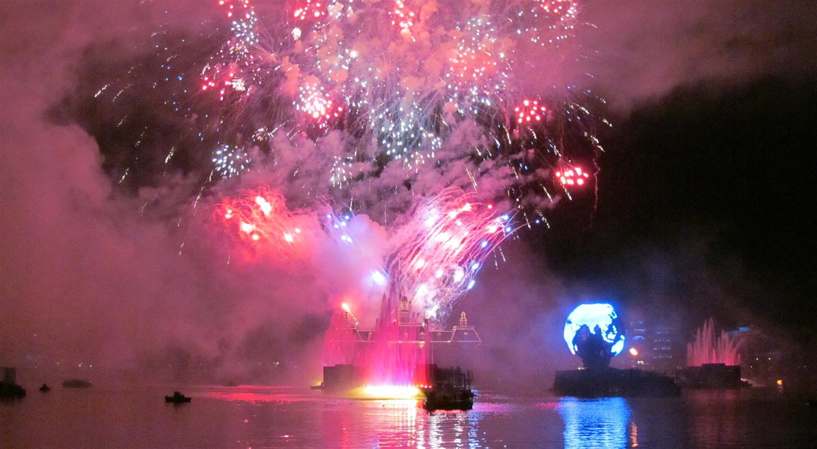 Burning Firework From Illuminations Lands in Viewing Area