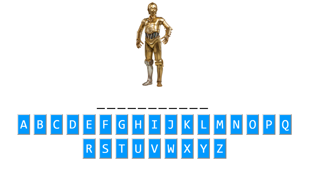 Disney Hangman – Star Wars Edition