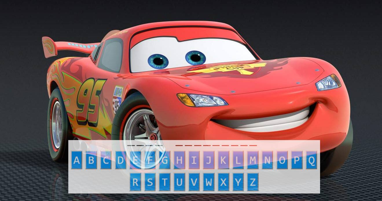 Disney Hangman – Lightning McQueen Day Edition