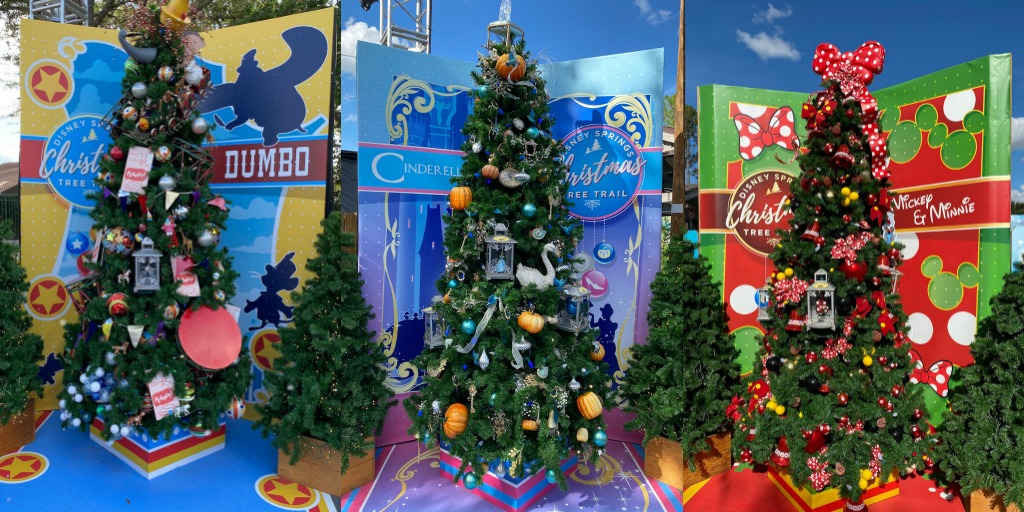 Take A Stroll Along the Disney Springs Christmas Tree Trail