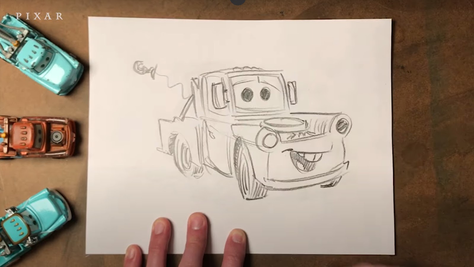 Cars The Movie Mater Drawing Mater Cars Movie Sticker Mater Cars