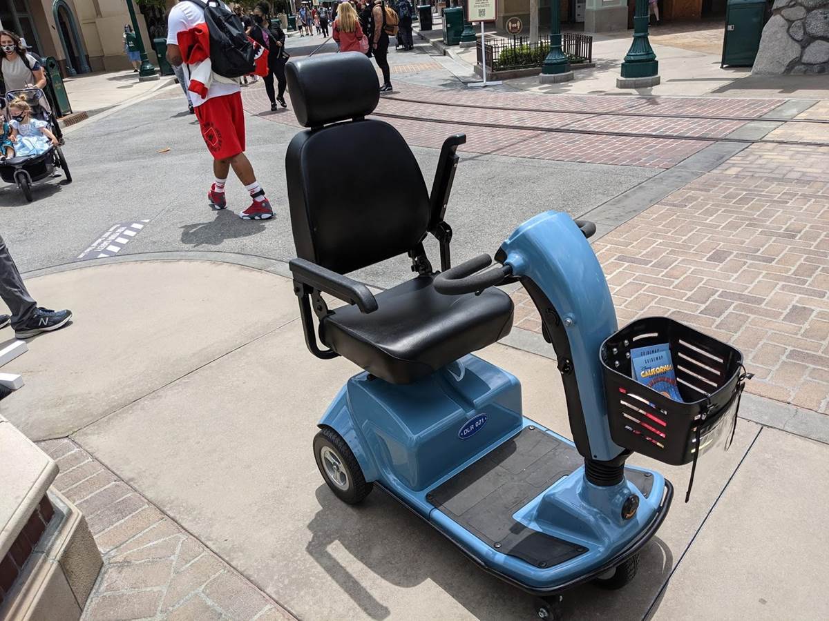 Renting an ECV at the Reopening Disneyland Resort