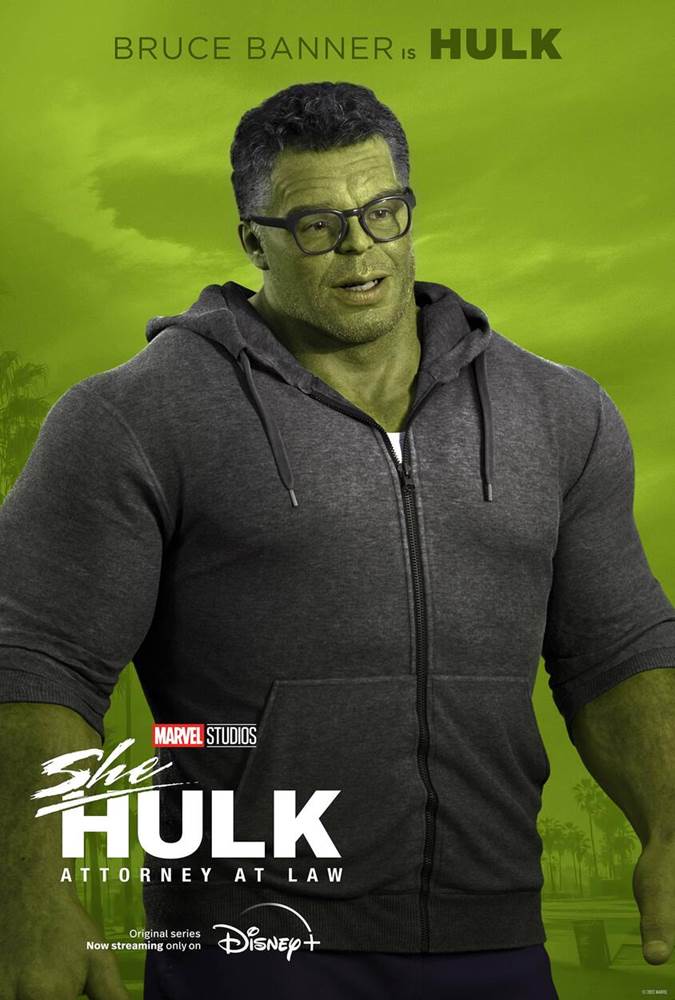 New “She-Hulk: Attorney at Law” Character Posters Released Featuring Bruce Banner and Emil Blonsky