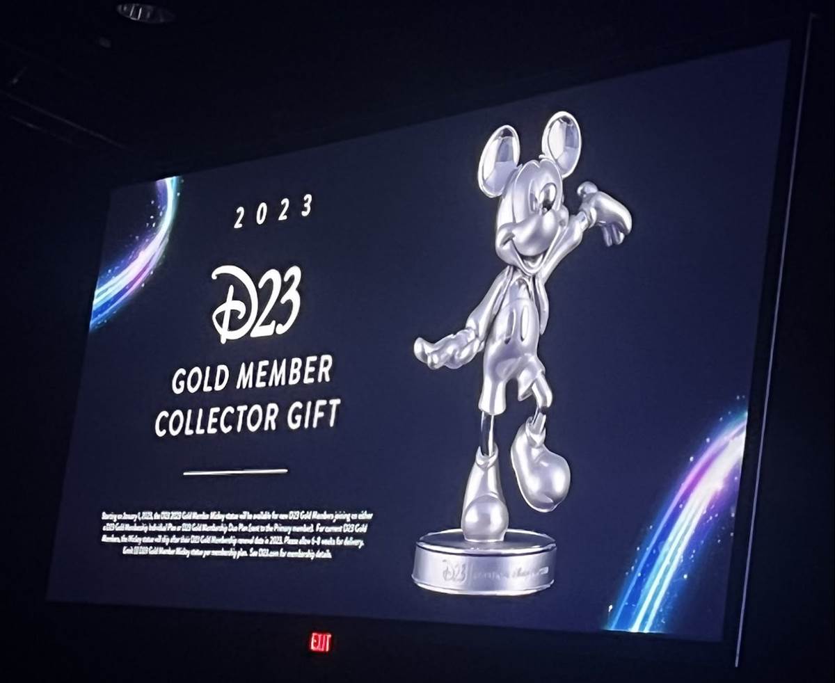 2023 D23 Gold Member Collector Gift Revealed During Disney Legends Ceremony