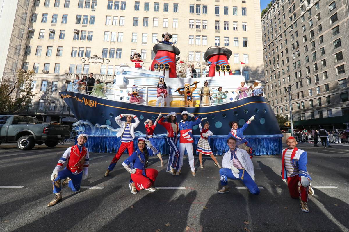 Disney Cruise Line Float Ready To “Set Sail” Through New York City During Macy’s Thanksgiving ...