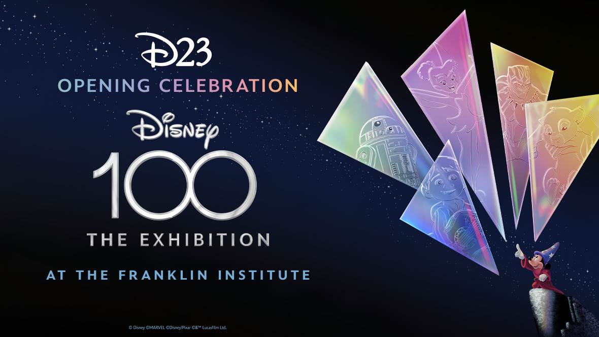 Opening Celebration for Disney100 The Exhibition at The Franklin Institute Exclusively for D23 ...
