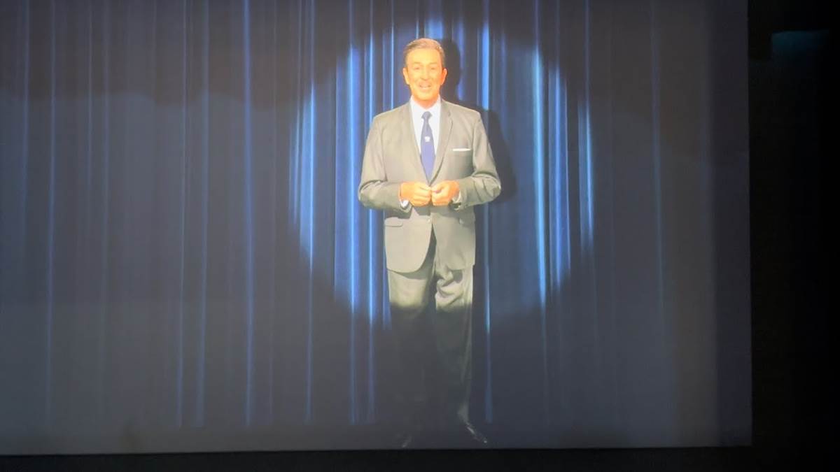Video – Lifelike Hologram of Walt Disney at Disney100: The Exhibition at The Franklin Institute
