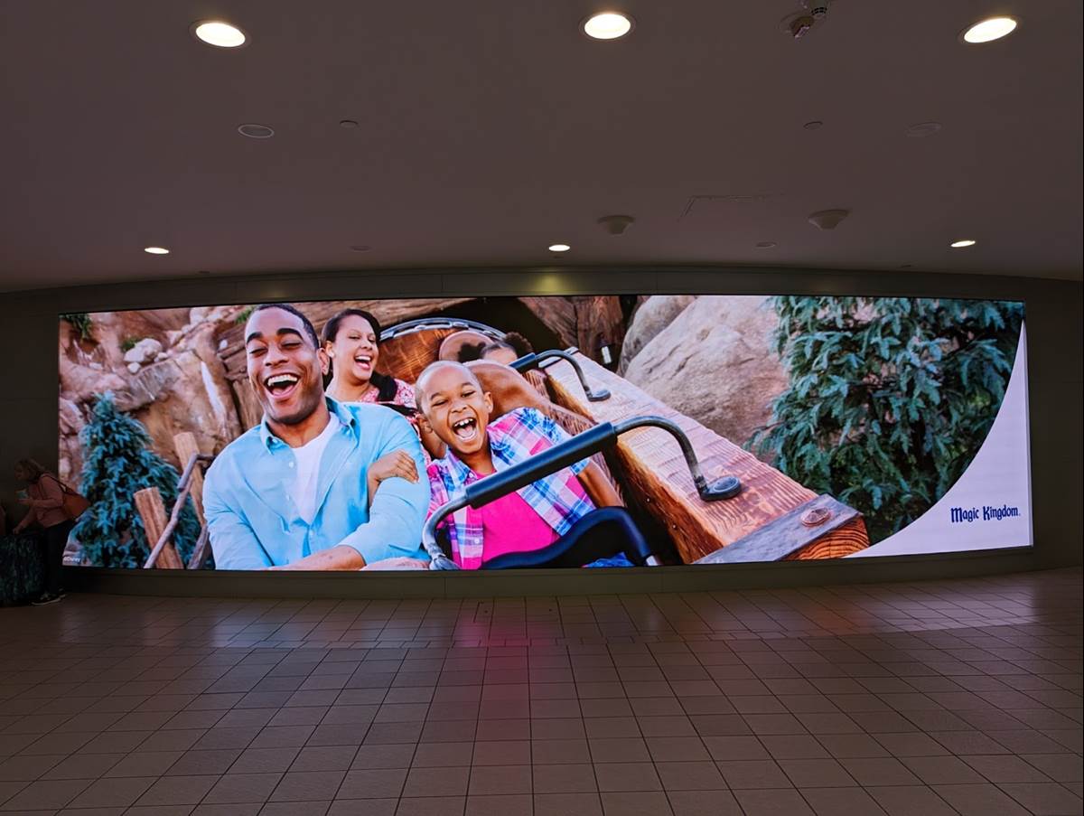 Photos: Updated Walt Disney World Advertisements at MCO Magic of Disney ...