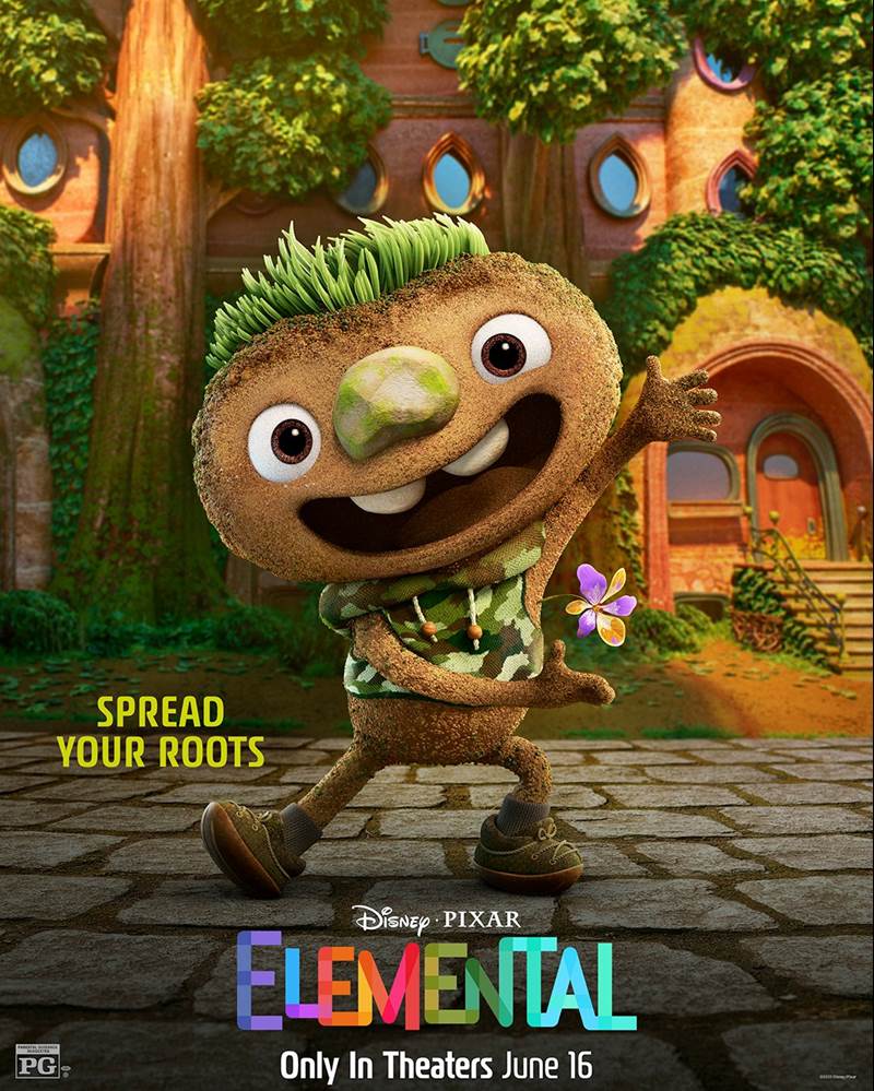 Pixar Animation Studios Unveils New Character Posters For “Elemental”