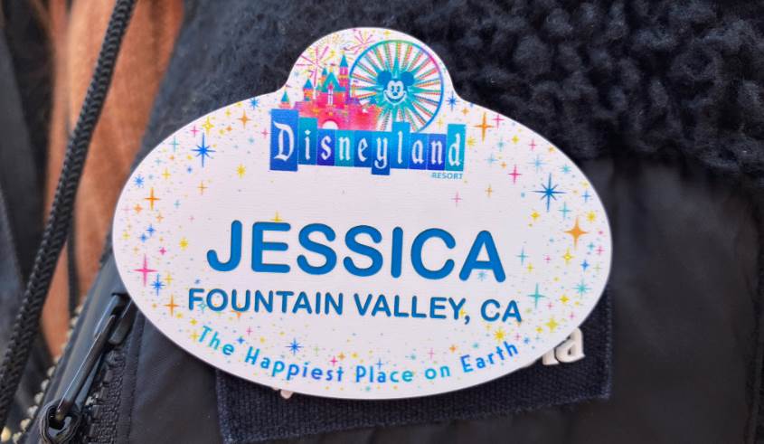 Disneyland Resort Cast Members Begin Wearing Colorful New Nametags