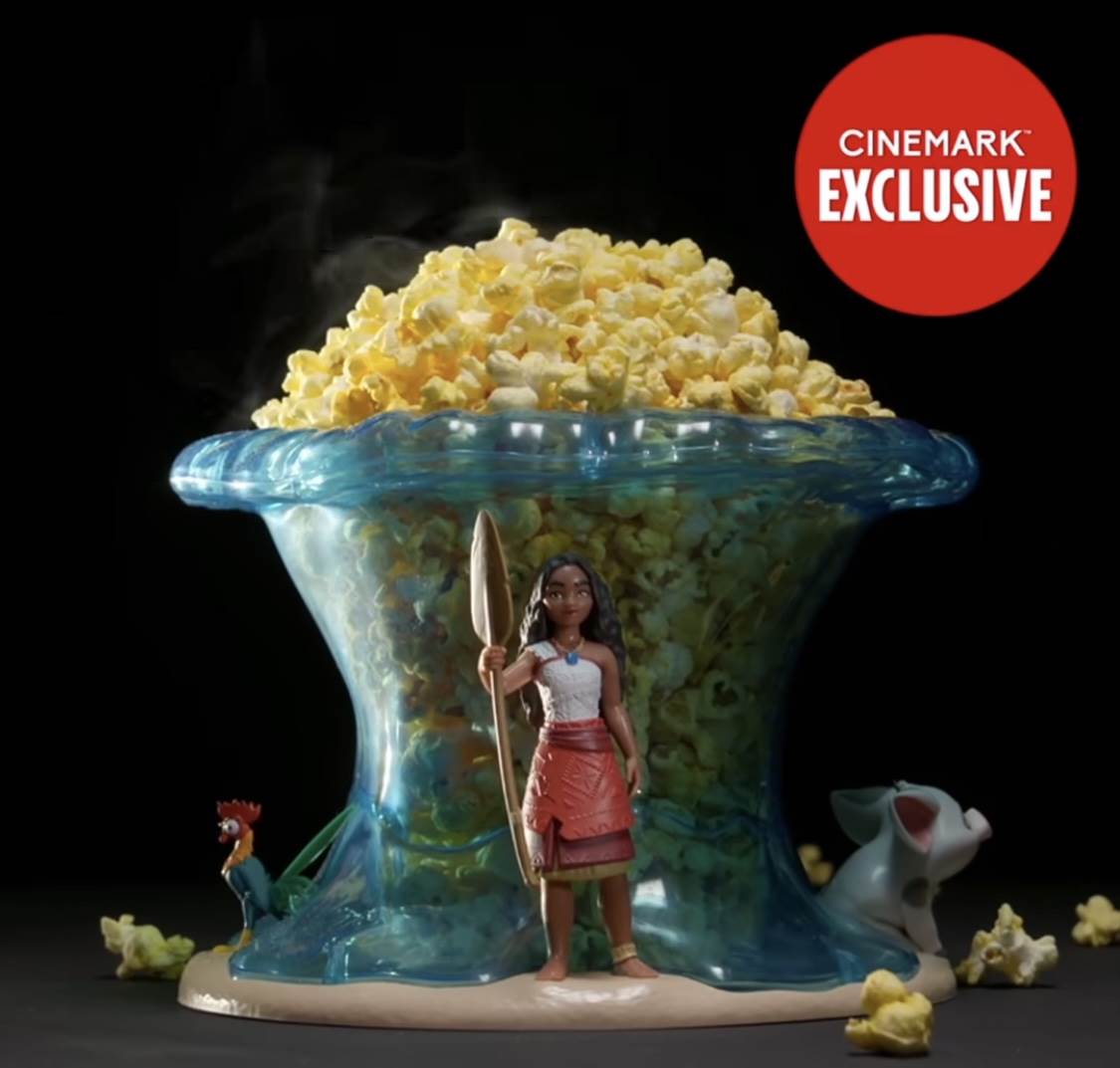 Cinemark Adds Their Stunning Popcorn Bucket To A Growing List Of “Moana 2” Novelties Arriving ...