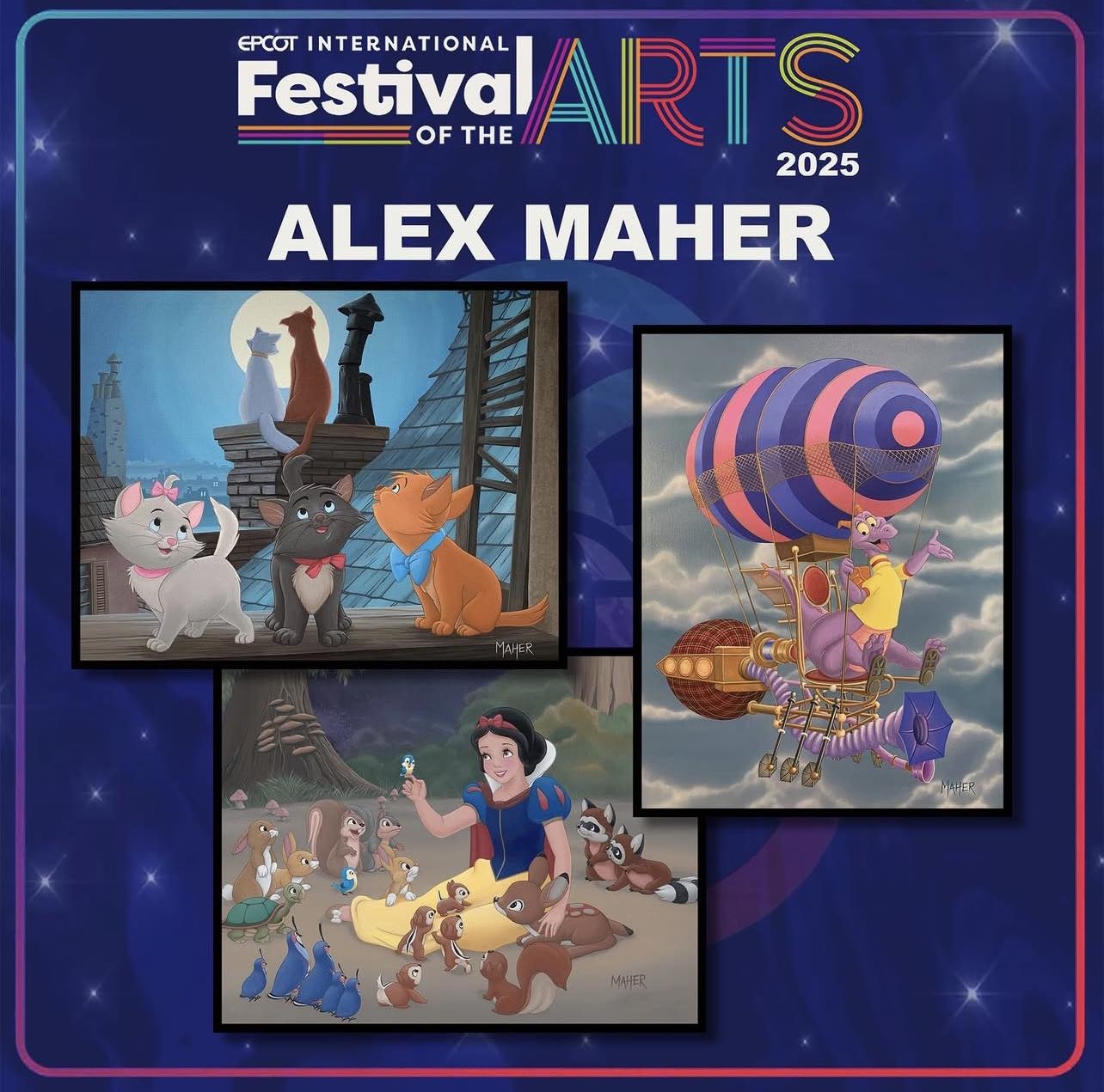 Meet Artist Alex Maher During the EPCOT International Festival of the Arts 2025