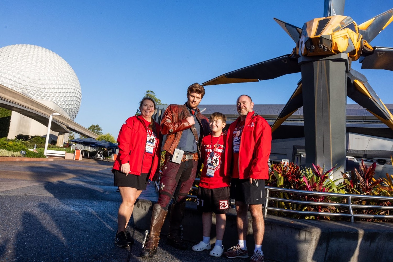 EPCOT Welcomes Families of Fallen Heroes During NFL Pro Bowl Week