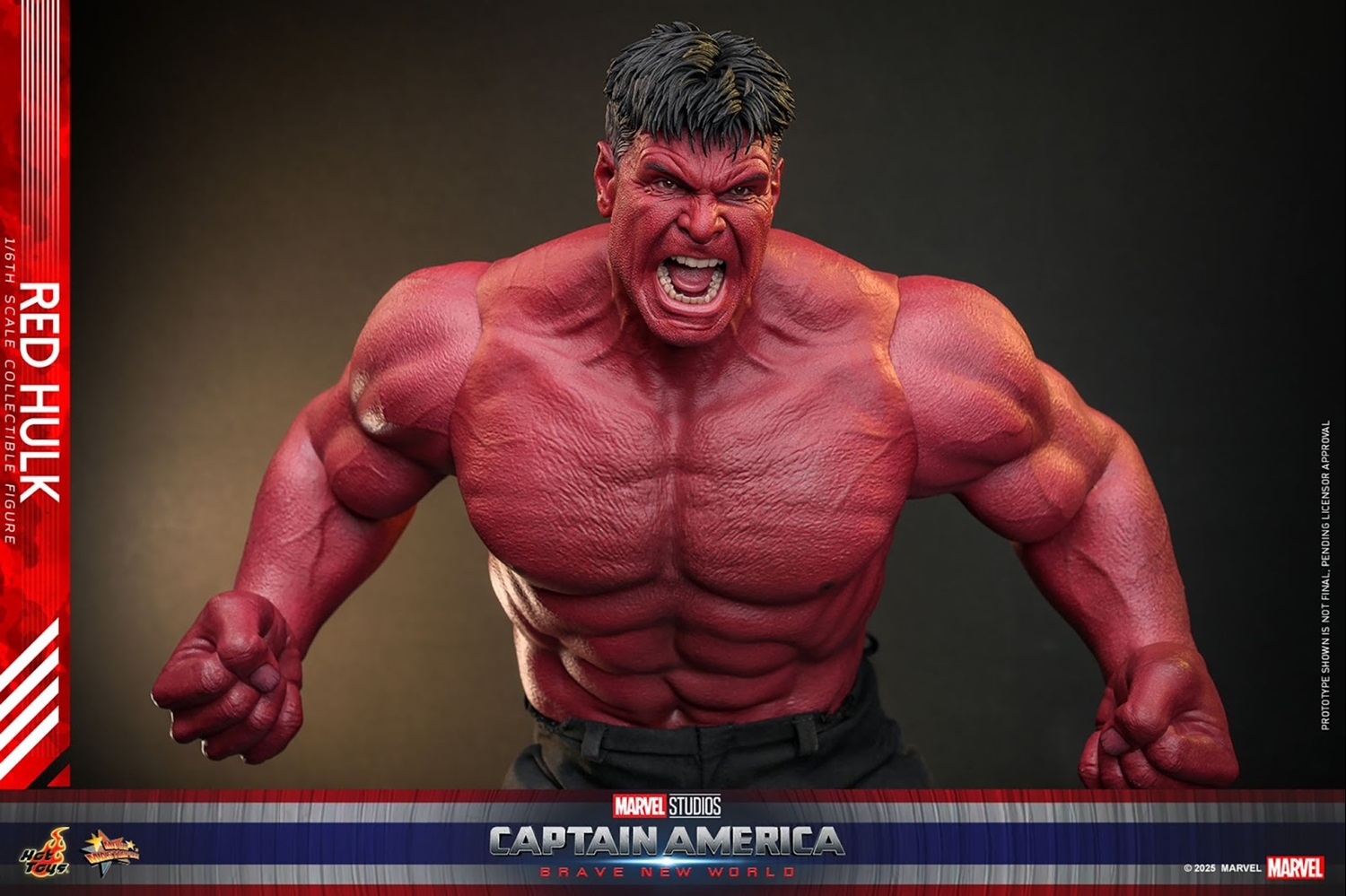 Hot Toys Reveals New Red Hulk High-End Collectible Figure from Marvel Studios’ “Captain America ...