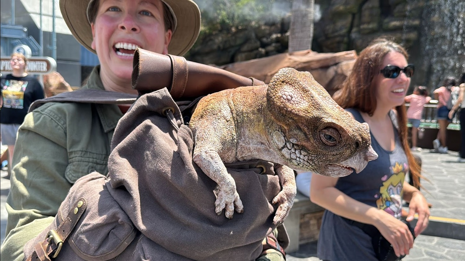Video / Photos: Meet Dolores the Adorable Aquilops from "Jurassic World: Rebirth" at Universal ...