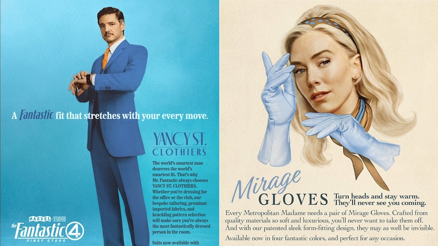 Fantastic Four First Steps Gets Mad Men-Style Magazine Ads