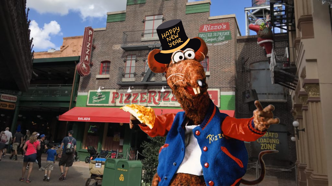 Rizzo the Rat Promotes “Rizzolutions” for the New Year