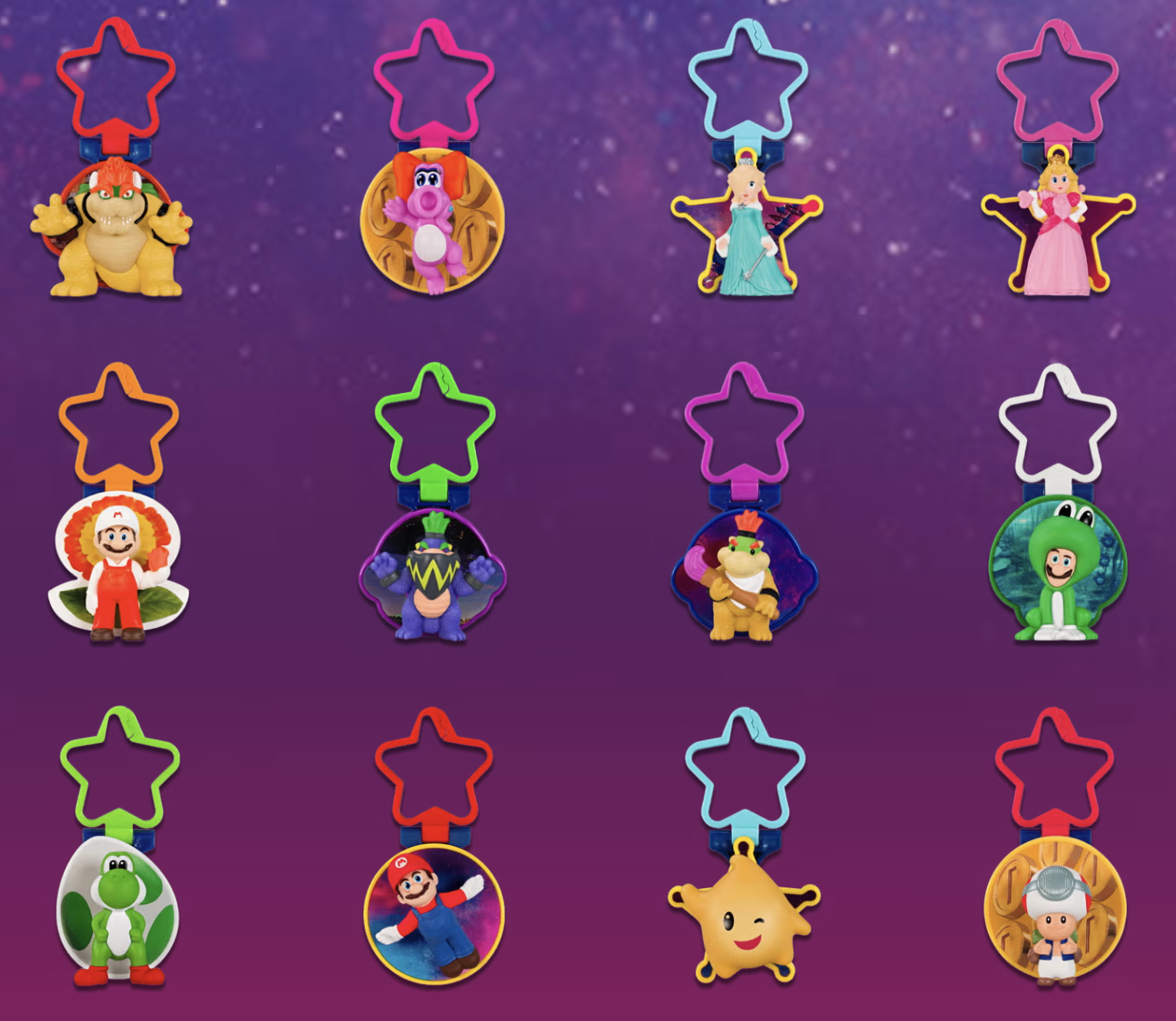 The Super Mario Galaxy Movie Happy Meal Toys at McDonald’s