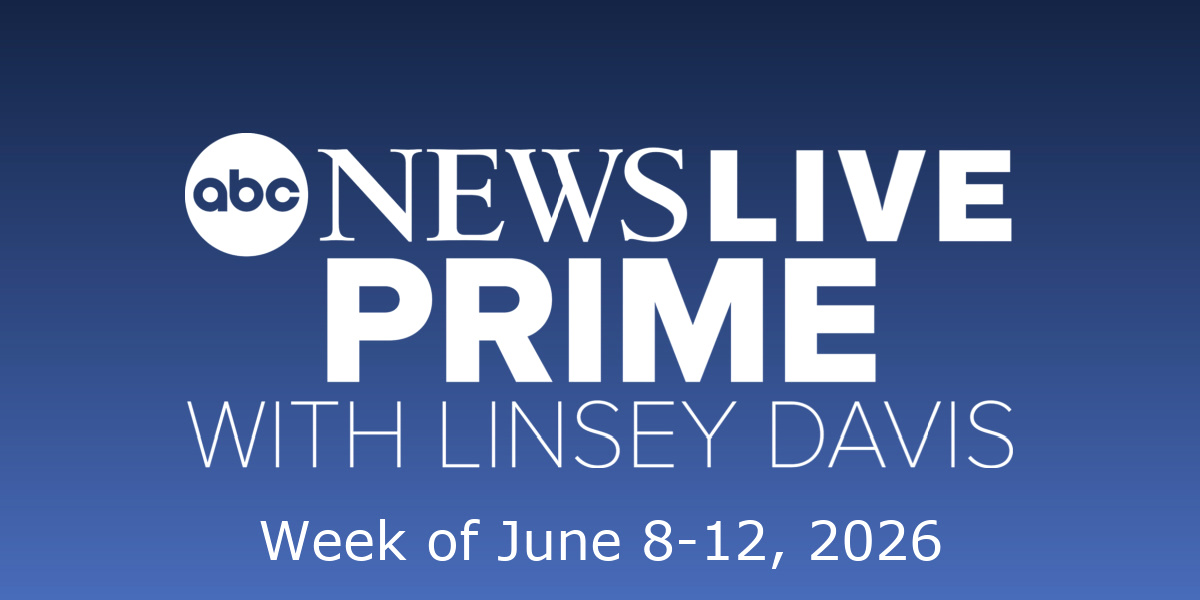 ABC News Live Prime Guests Cast of "Disclosure Day" June 8-12