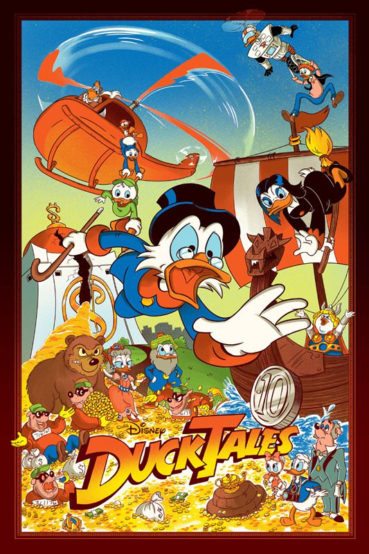 Pictures: Six New DuckTales Posters Celebrating DuckTales: Remastered ...