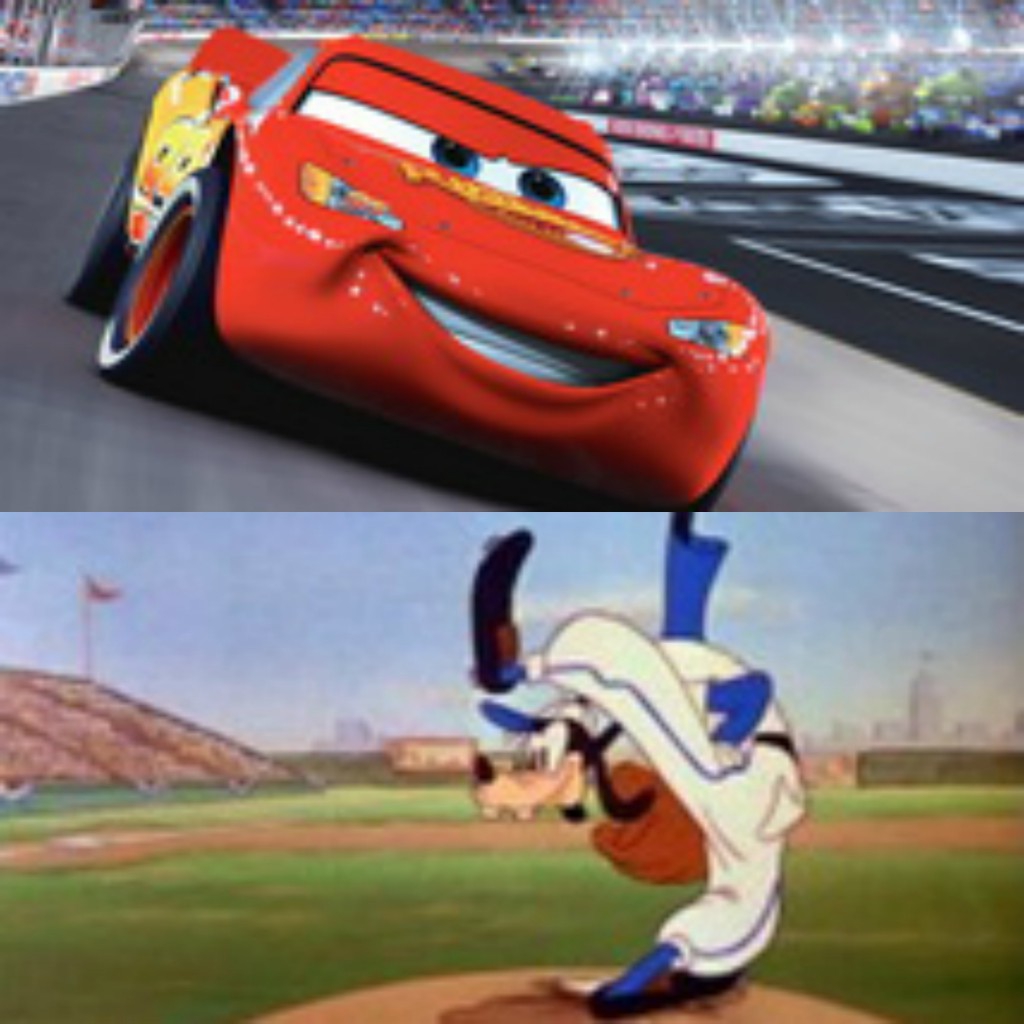 Mouse Madness Opening Round: Sport Goofy vs Lightning McQueen ...