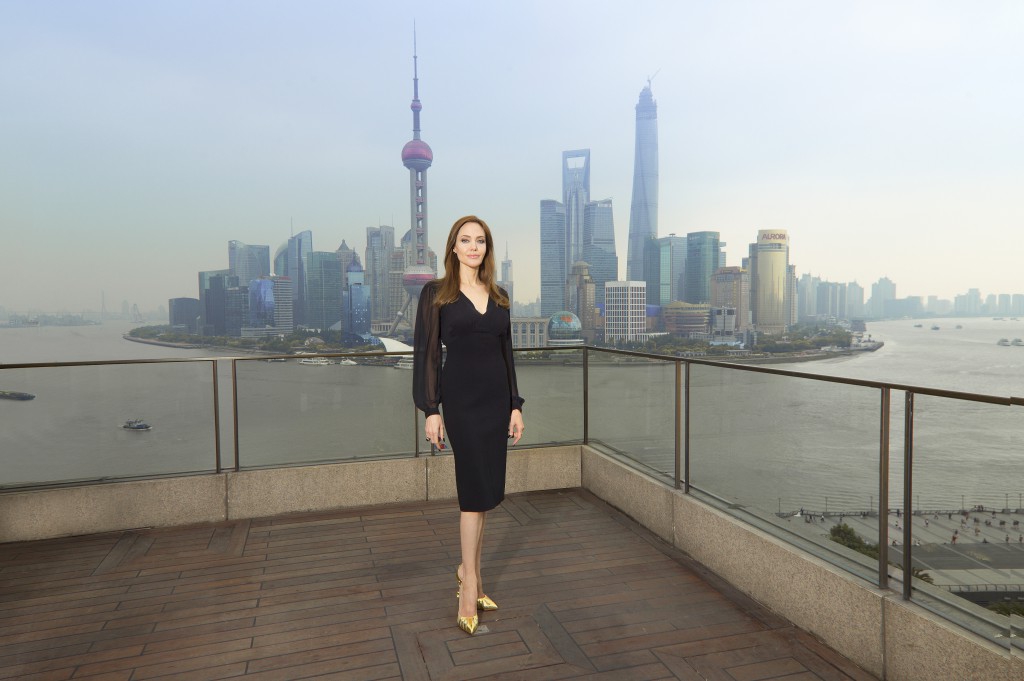 Angelina Jolie Celebrates Her Birthday Promoting Maleficent In China ...