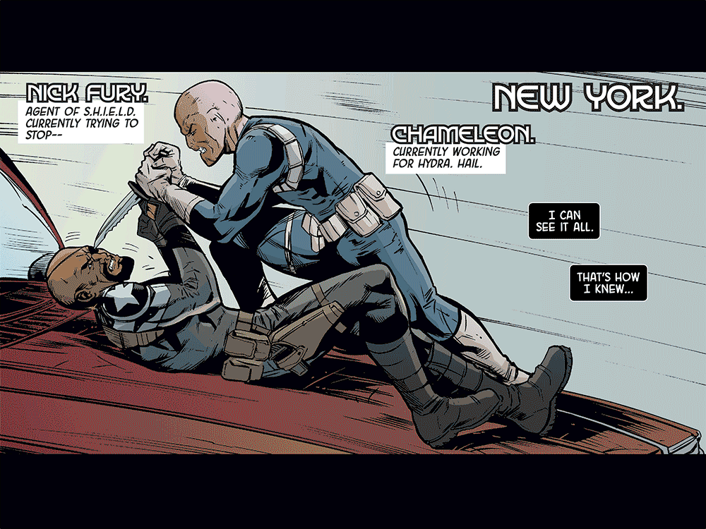 Fury and Coulson vs. The Chameleon in Original Sin: Secret Avengers #2 ...
