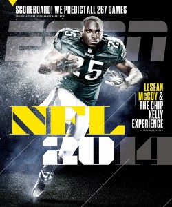 ESPN Magazine NFL Preview Featuring LeSean McCoy Hits Newsstands Friday ...