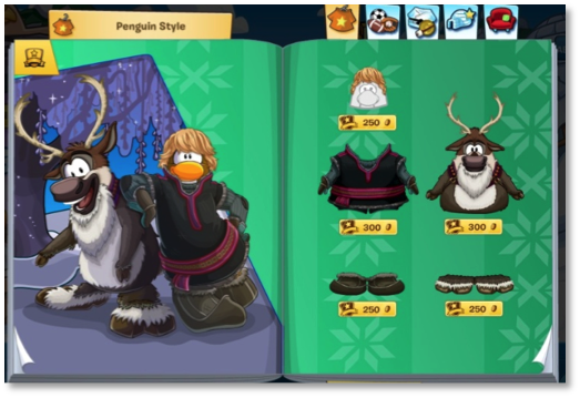 A “Frozen” Party is Transforming Disney's Club Penguin Island Starting ...