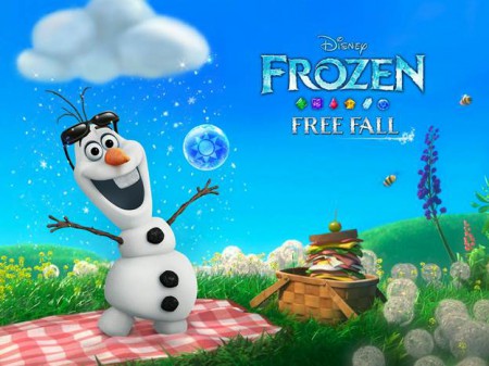 Frozen Free Fall App Updated with Summer - LaughingPlace.com