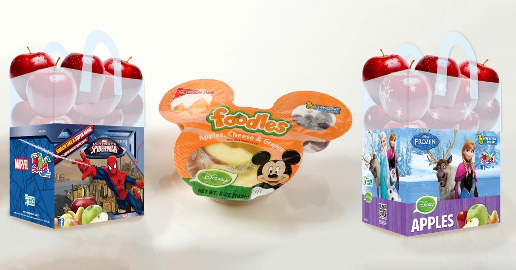 Disney Introducing Frozen and Spider-Man Branded Bagged Apples