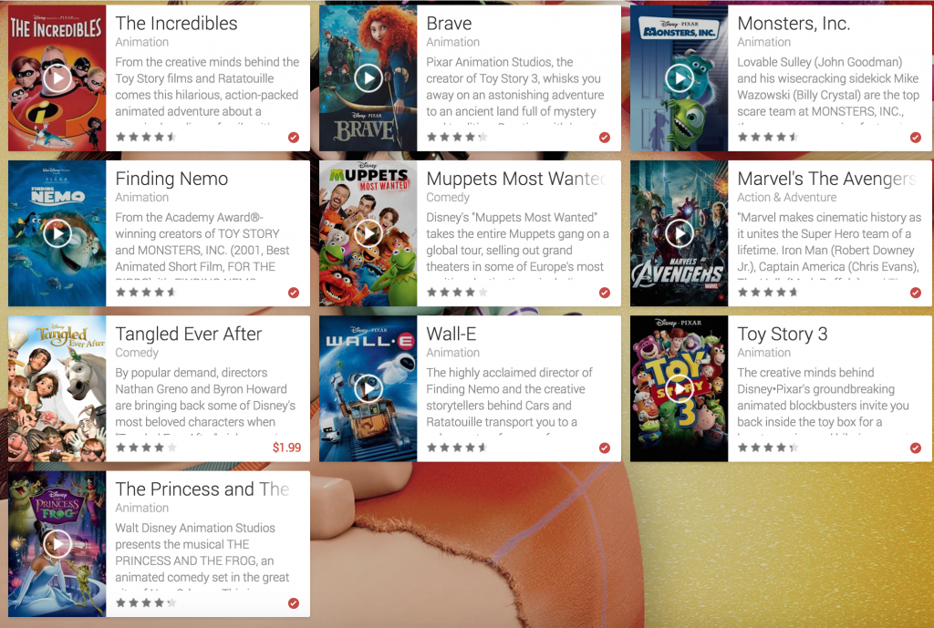 Disney Movies Anywhere adds Google Play and Vudu - LaughingPlace.com