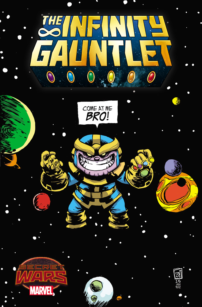 Thanos Battles Nova Corps in Infinity Gauntlet - LaughingPlace.com