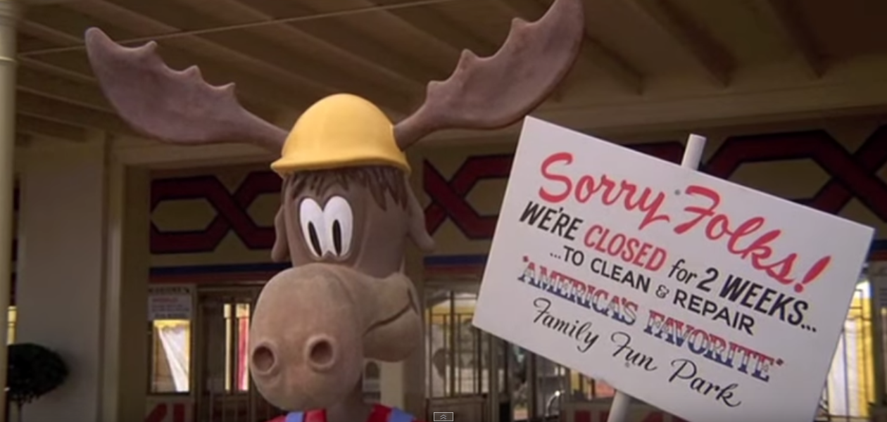 Moose Out Front - LaughingPlace.com