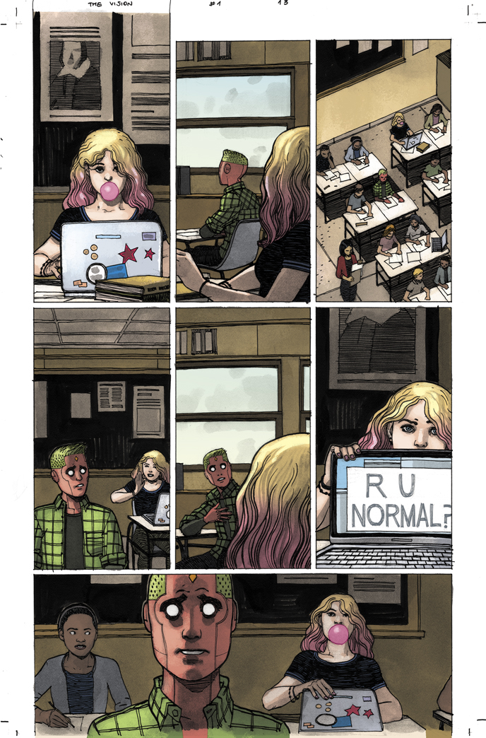 Marvel Shares a Sneak Peek at New The Vision Series