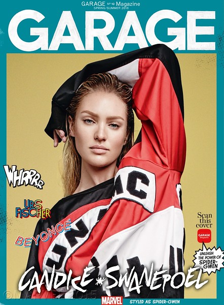 Garage Magazine Turns Models into Marvel Heroes - LaughingPlace.com