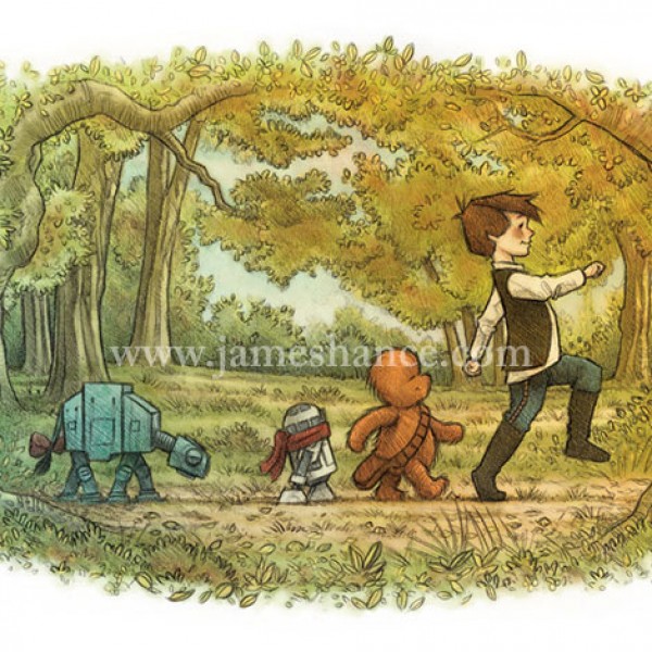 Wookie the Chew and Other Star Wars Characters Reimagined as Winnie the ...