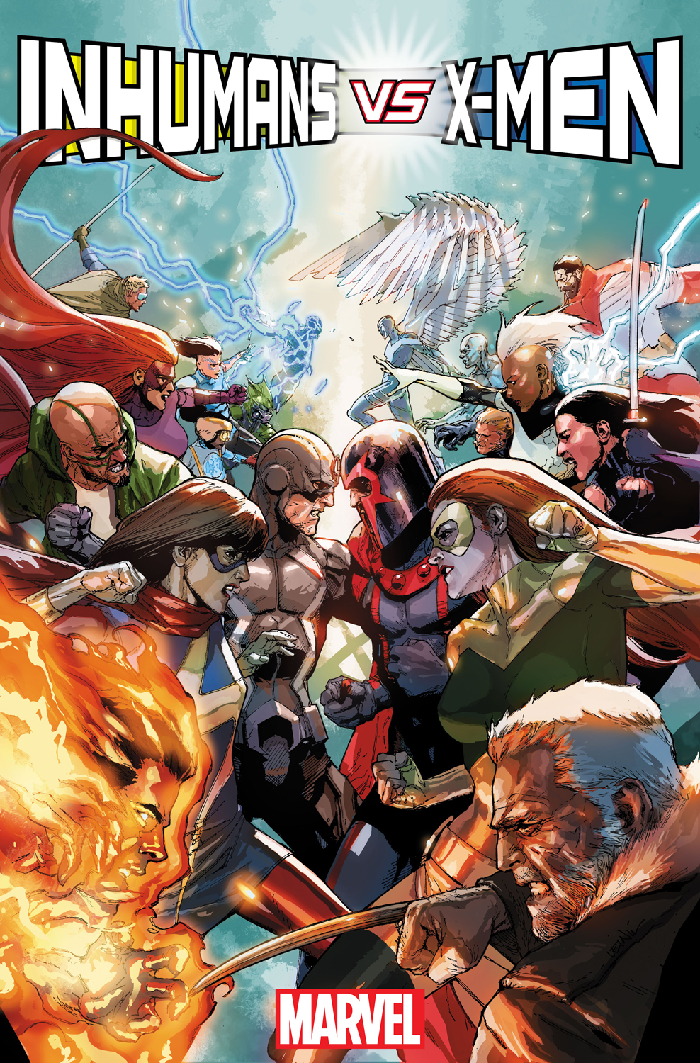 Marvel Previews Inhumans Vs. X-Men - LaughingPlace.com