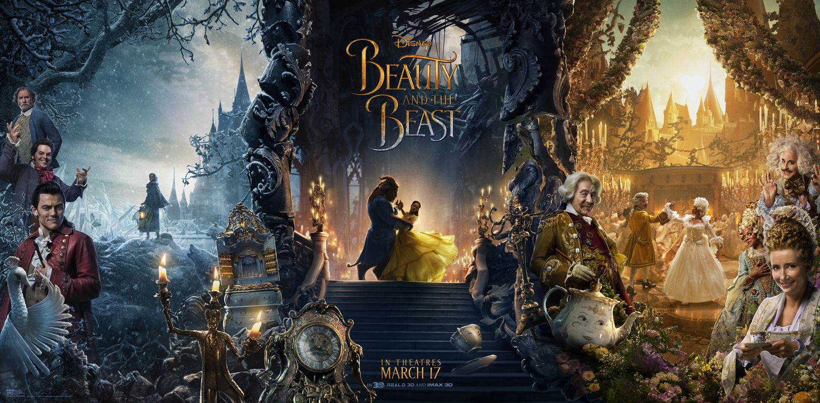 Elaborate New Poster Released for Beauty and the Beast - LaughingPlace.com