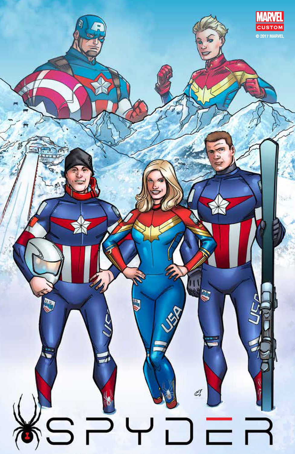 Marvel and Spyder Announce Collaboration with US Ski Team ...