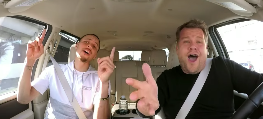 Stephen Curry Sings Disney Songs in Carpool Karaoke Segment ...
