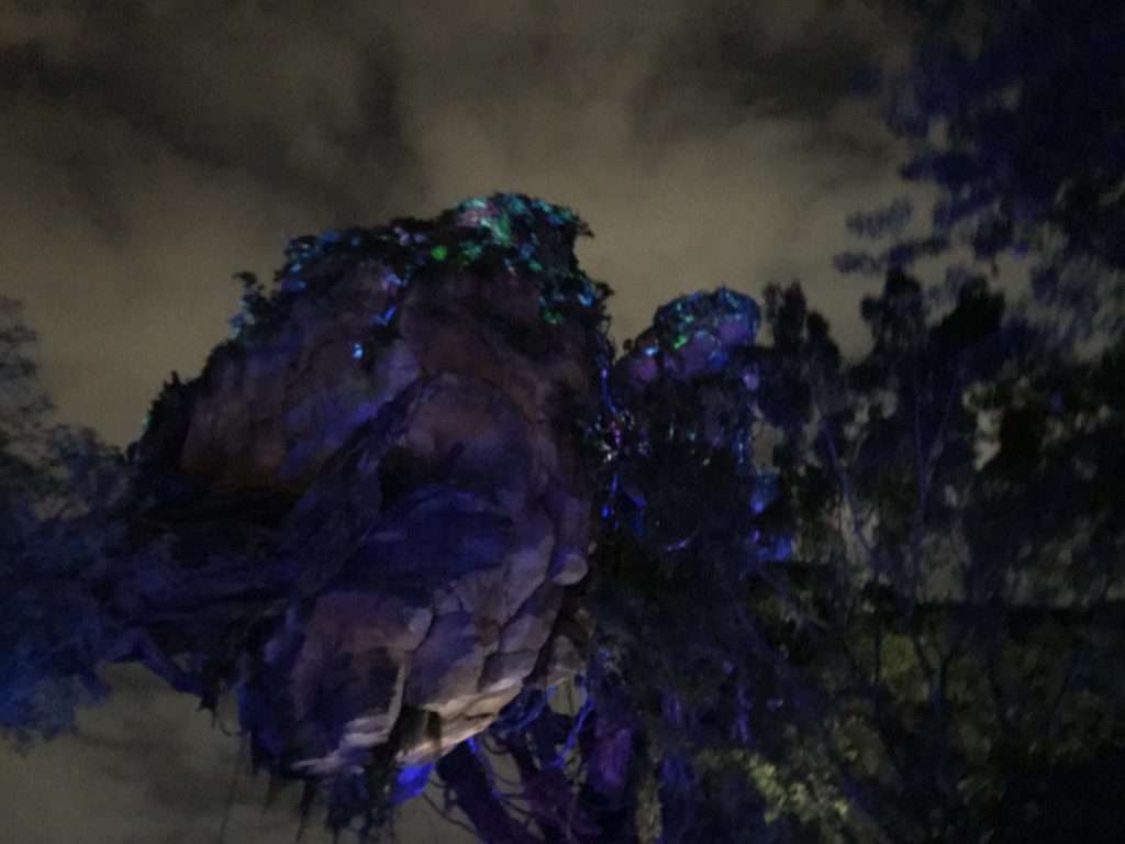 Pandora: The World of Avatar Comes Alive at Night; While the Tree of ...