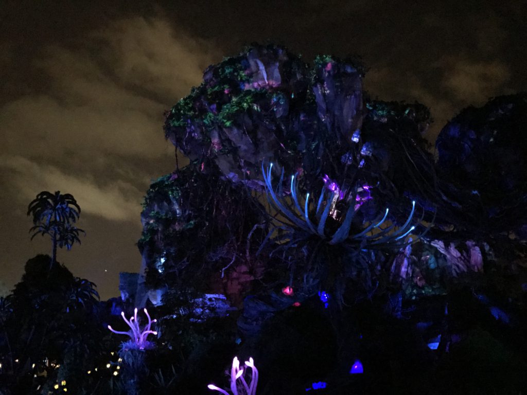 Pandora: The World of Avatar Comes Alive at Night; While the Tree of ...
