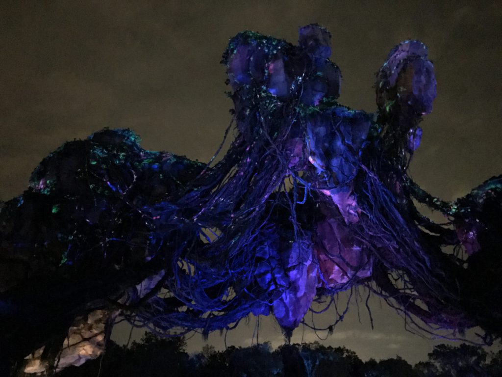 Pandora: The World of Avatar Comes Alive at Night; While the Tree of ...