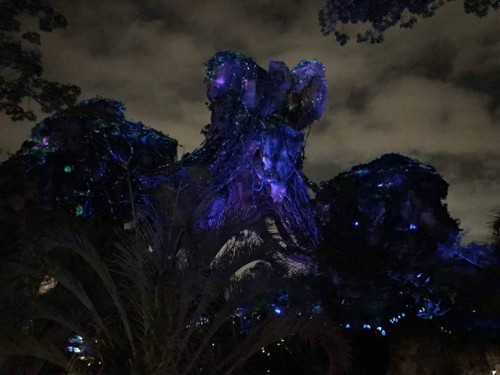 Pandora: The World of Avatar Comes Alive at Night; While the Tree of ...